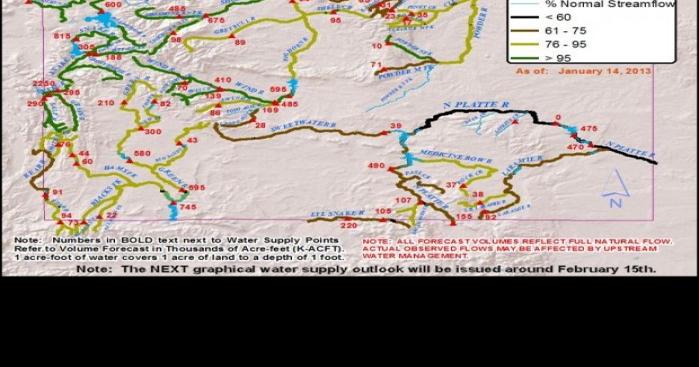 Wyoming snowpack at 78 percent of average
