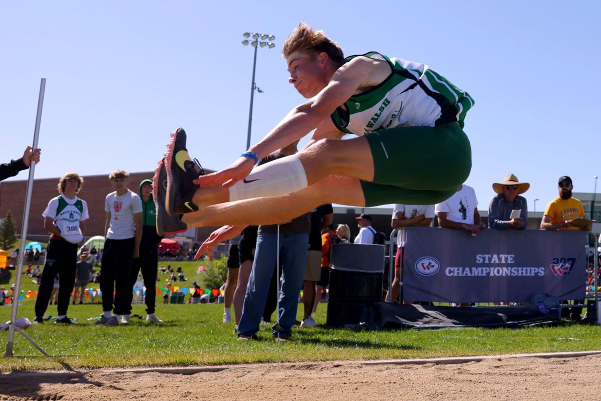 Kelly Walsh's Landon Walker sets state triple jump record