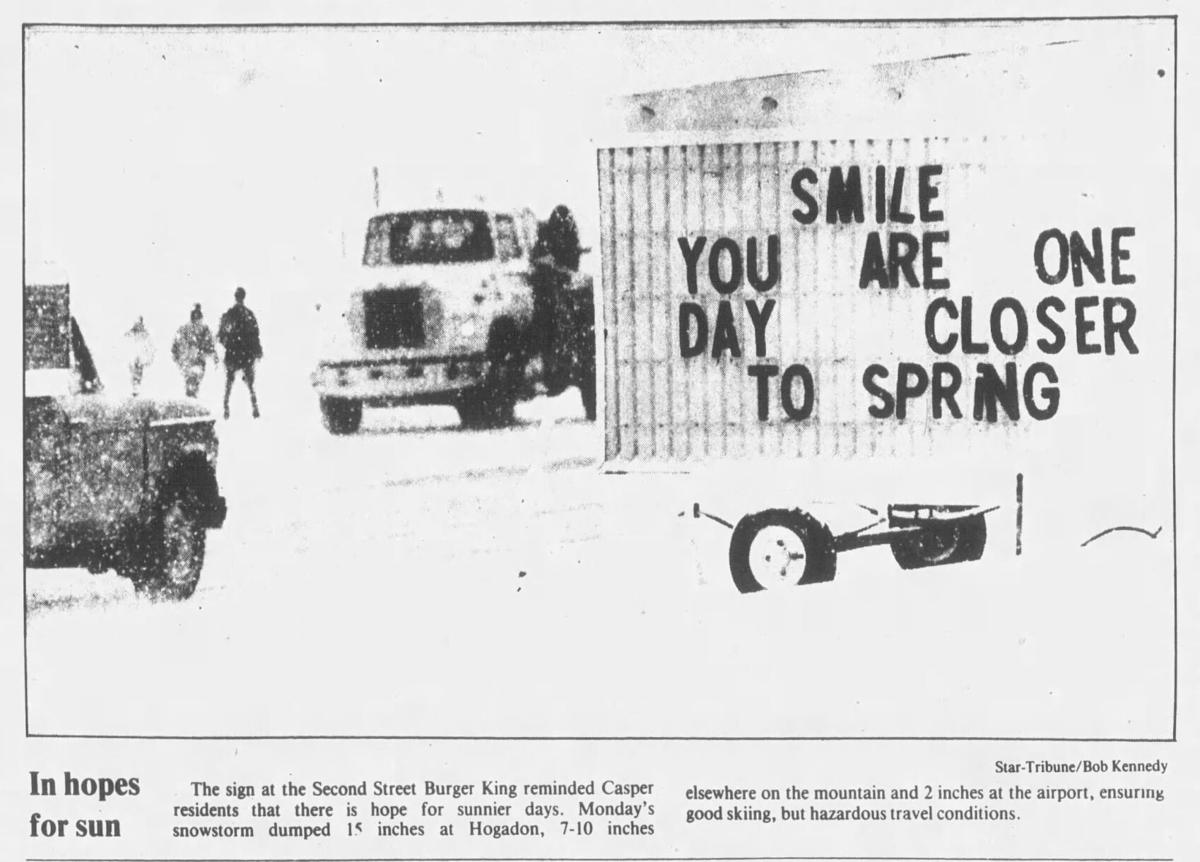 This week's Casper snowstorm reminiscent of '82 Christmas Eve blizzard