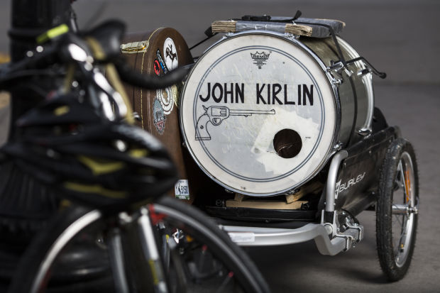Two-wheeled troubadour: Casper's John Kirlin embarks on bike tour ...