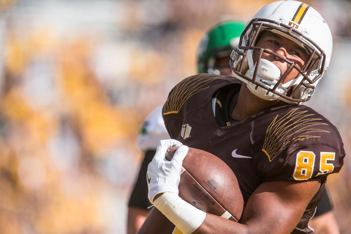 Tyree Mayfield the last senior tight end standing for Wyoming