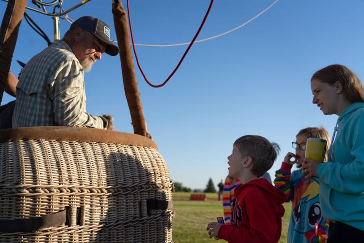 Kicking dirt at the Casper Balloon Roundup