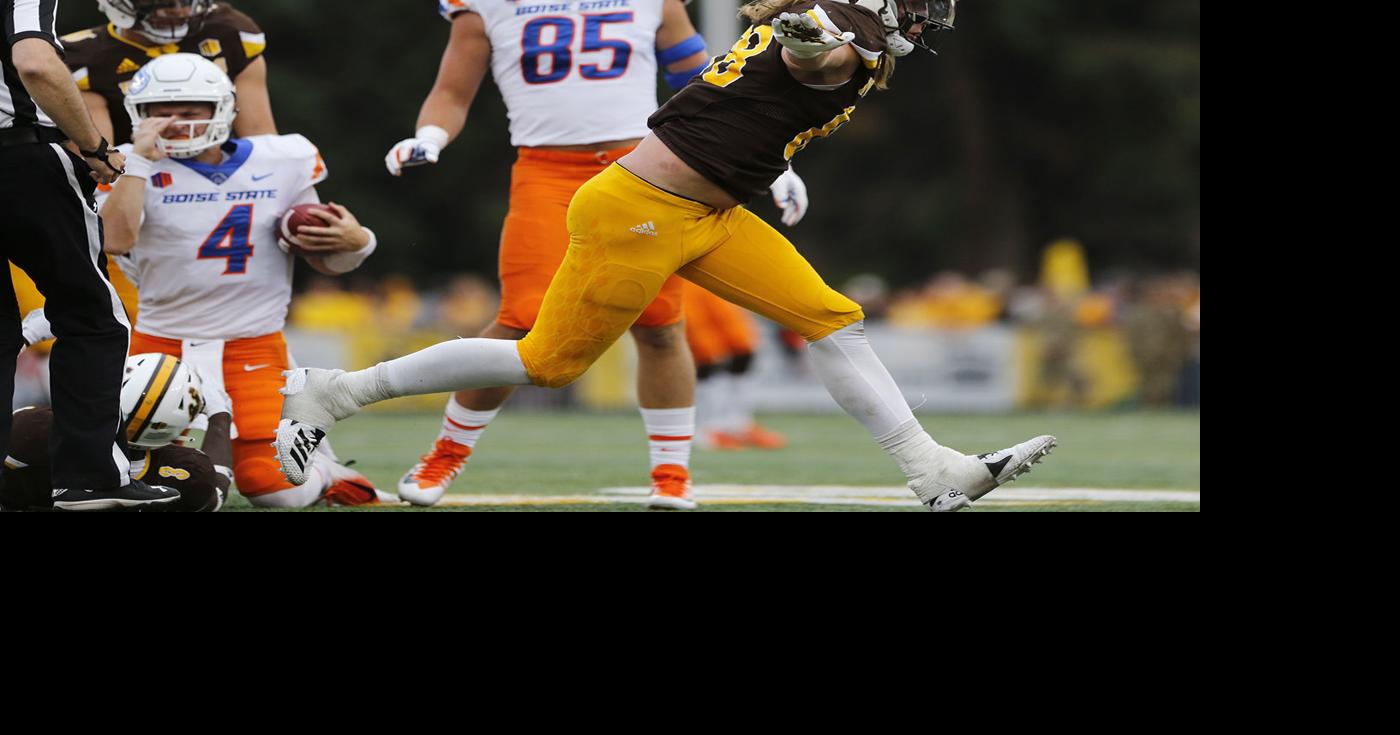 Healthy again, Wyoming DEs Garrett Crall, Josiah Hall not putting ...