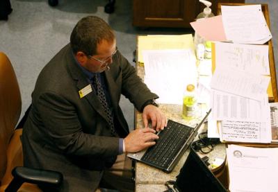 Harshman teaches, leads in Legislature