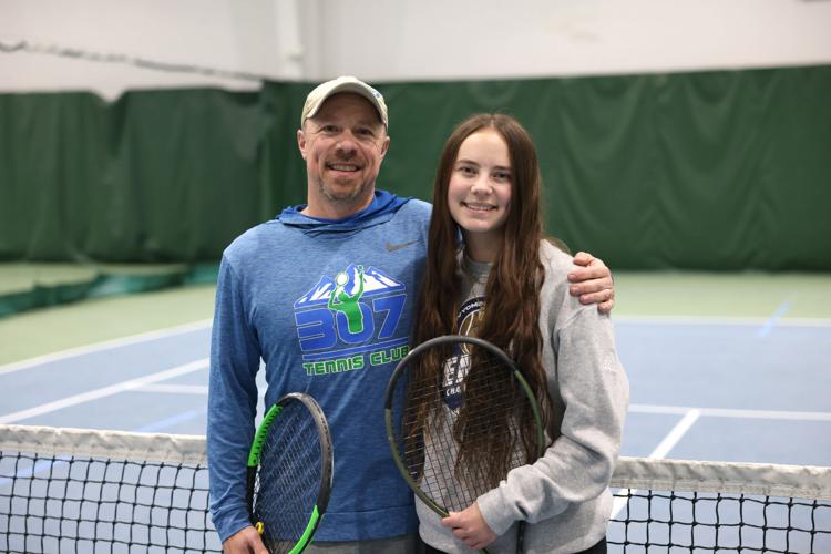 Taylor Nokes shares state tennis title with dad/coach