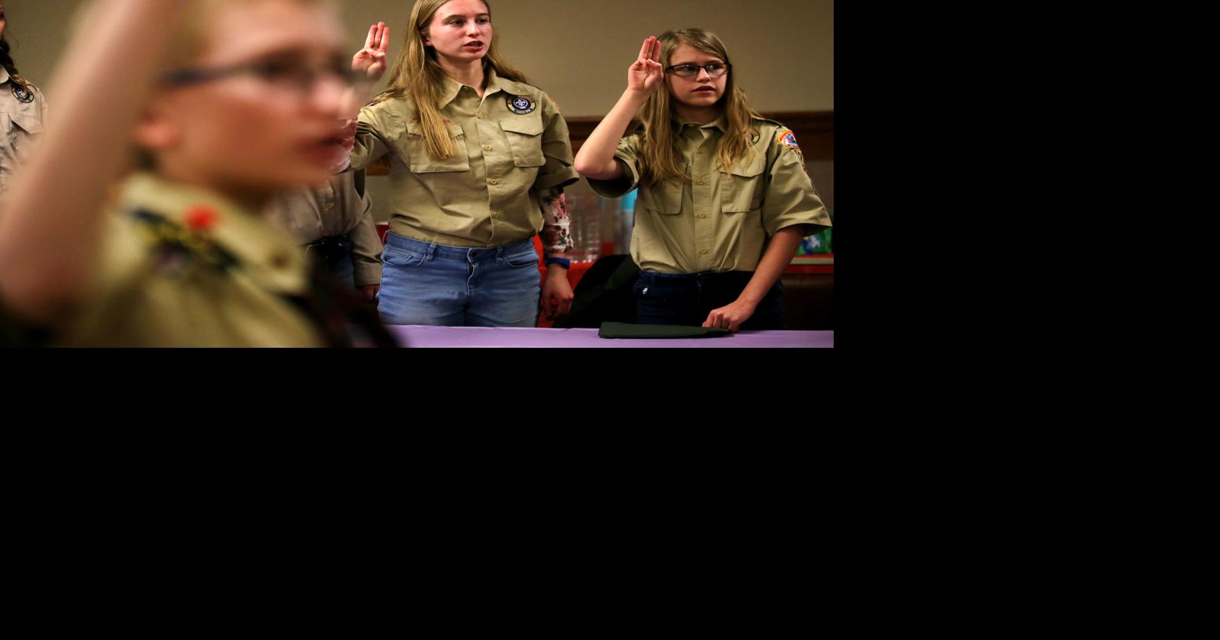 Cheyenne girls among first inducted into Boy Scouts