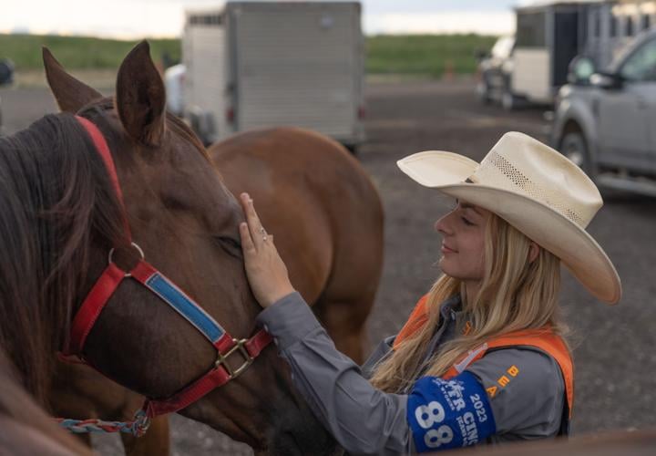 Barrel racing forges tight bond between cowgirl and her horse