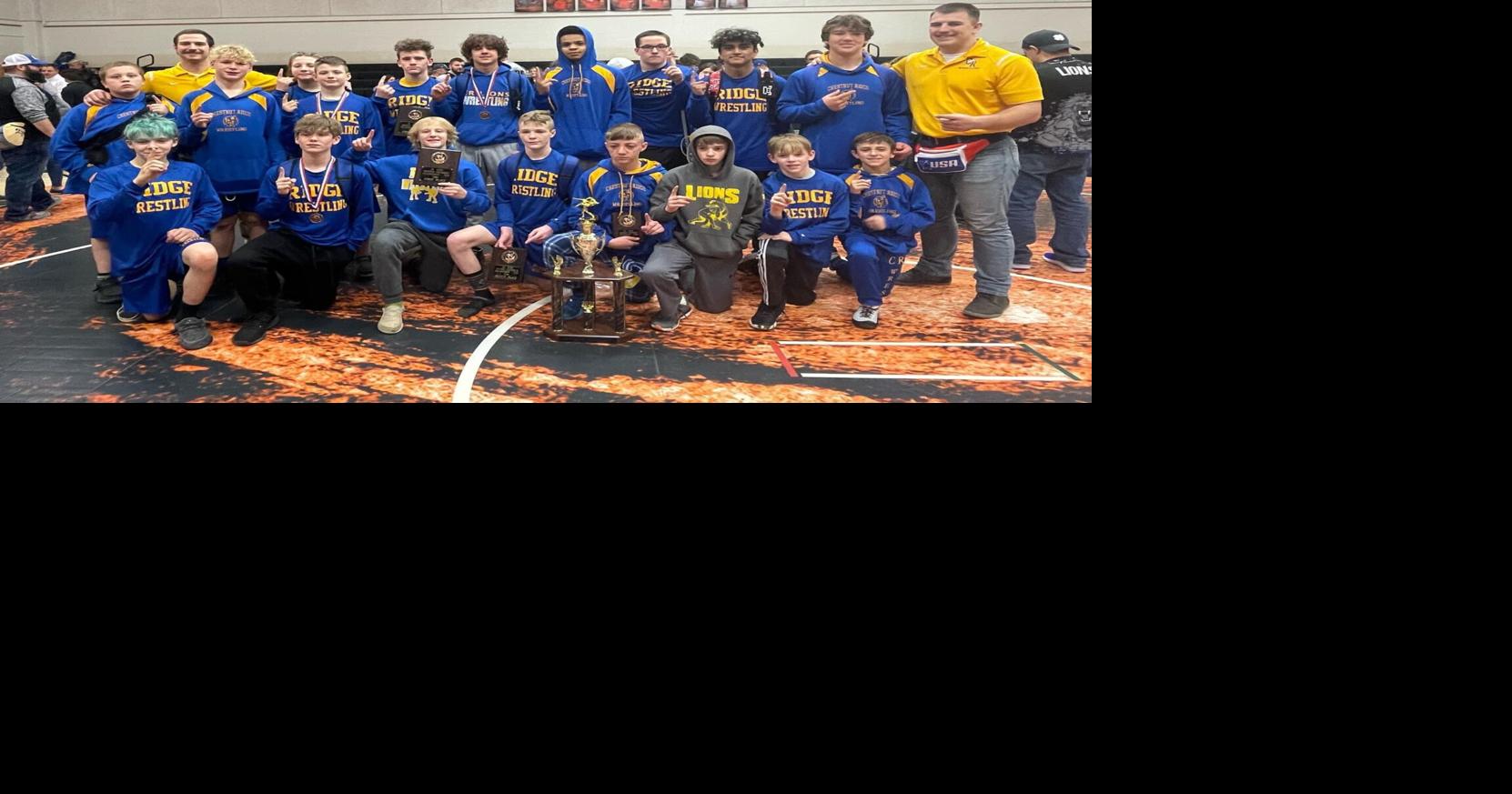 Chestnut Ridge wins Mountain Conference junior high wrestling gold ...