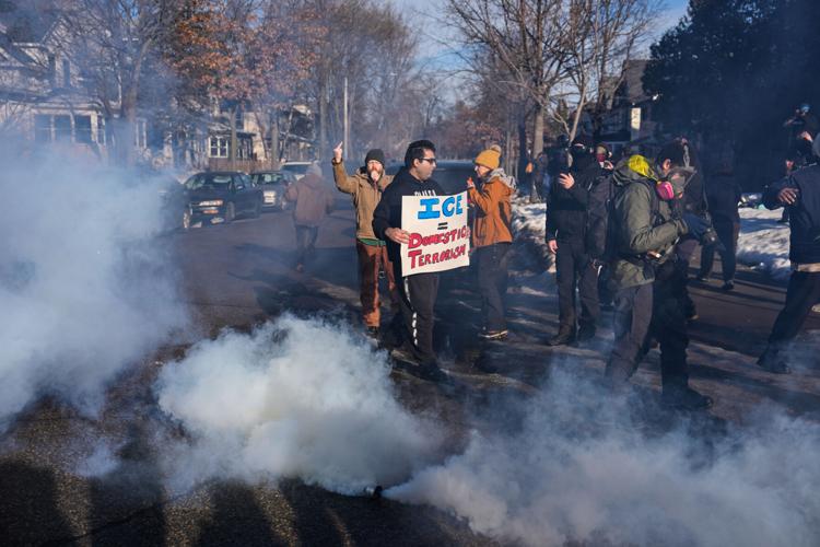 Tensions flare in Minnesota as protesters, federal agents repeatedly ...