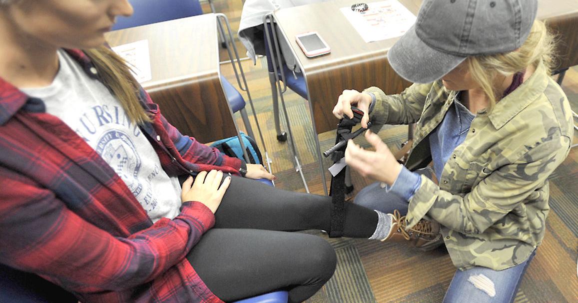 UPJ nursing students learn to stop bleeding, save lives | News ...