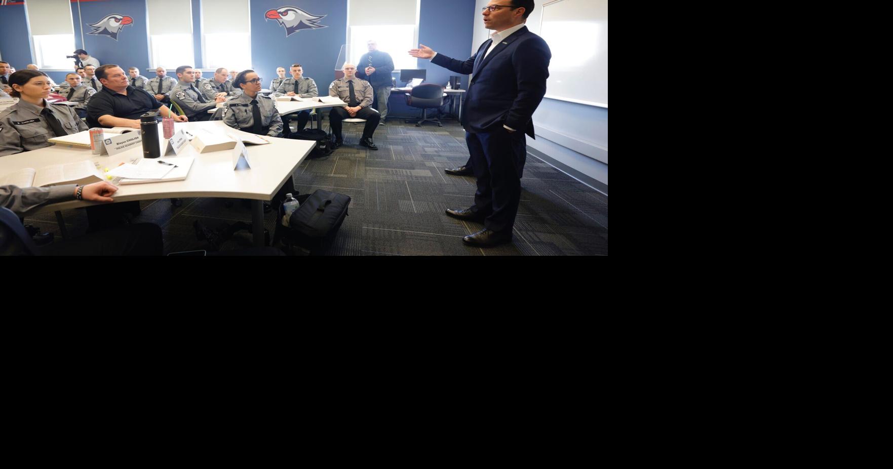 Police staffing at ‘crisis’ level in Pa., Shapiro says in promoting tax ...