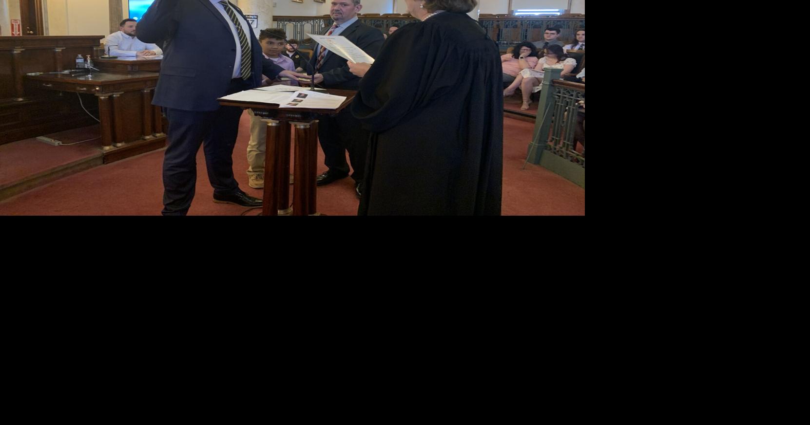 PHOTO GALLERY | Cambria County Prison leadership team sworn in at ...