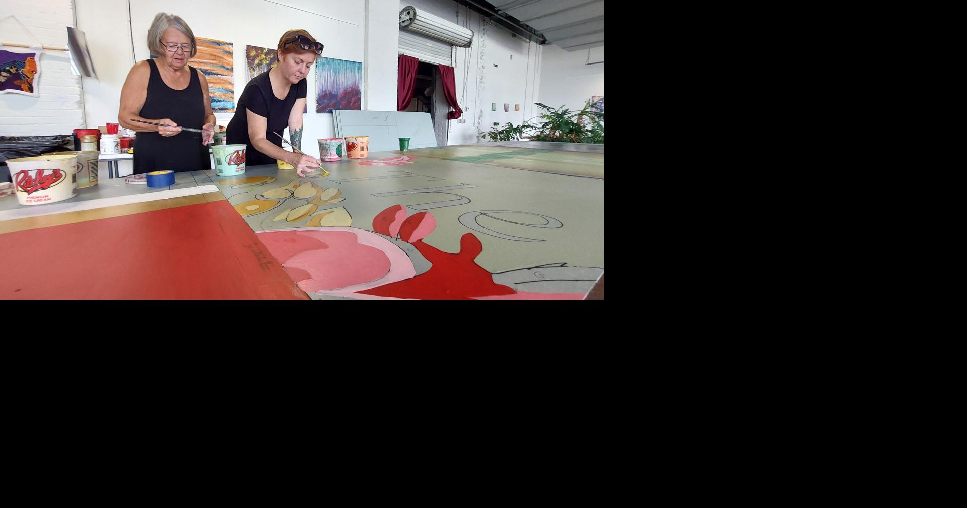 Local residents team up to create Johnstown library mural, 'sense of ...