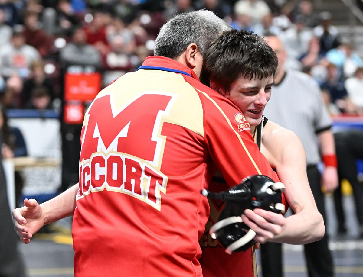 PHOTO GALLERY | Bishop McCort sends three to top of podium in boys PIAA 2A wrestling tourney ...