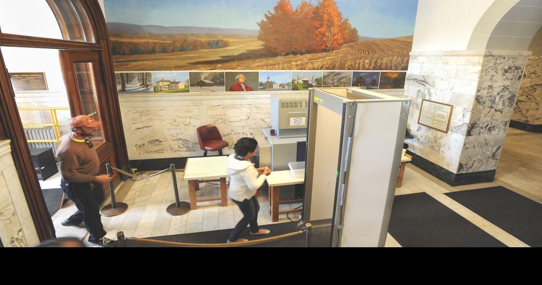 Cambria County Courthouse murals nearly finished | News | tribdem.com