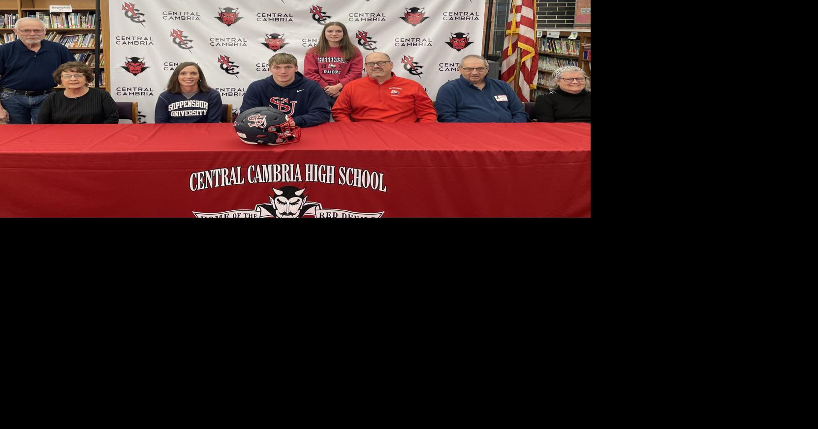 Central Cambria's Grady Snyder signs to play football at Shippensburg ...