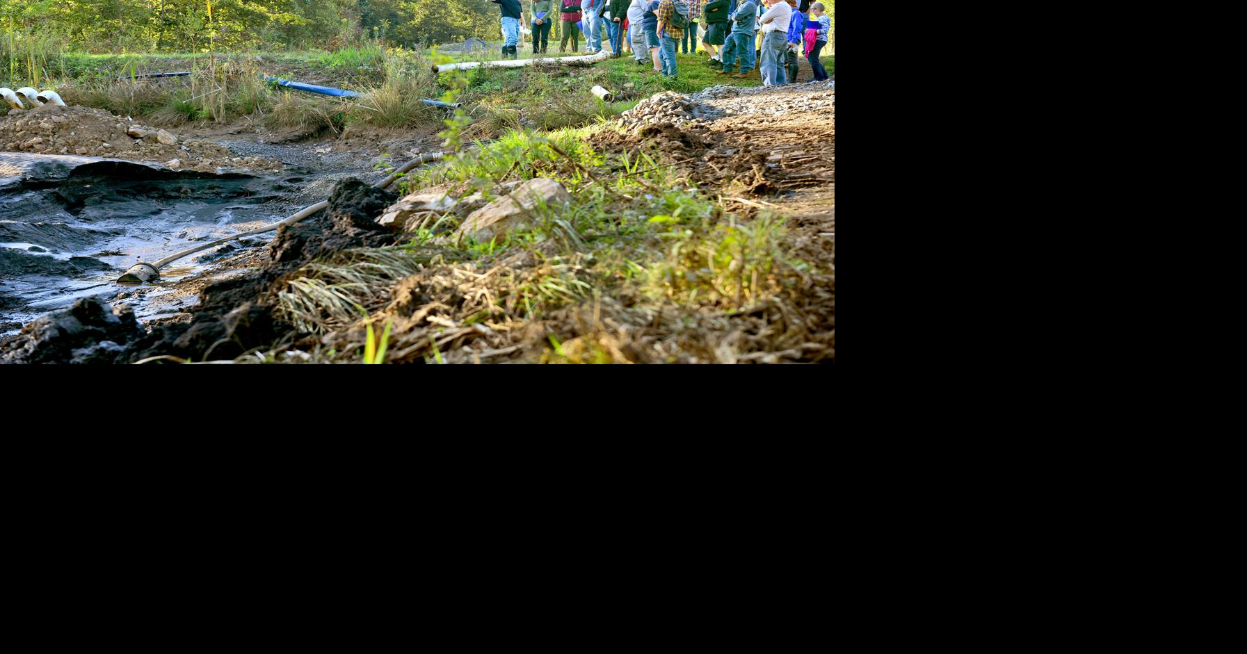 PHOTO GALLERY | Residents tour Oven Run AMD site during reconstruction ...