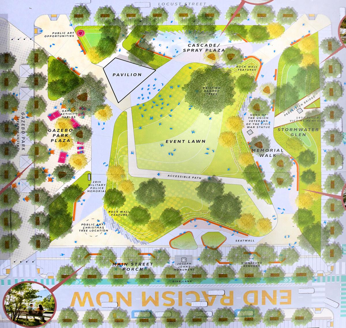 Design revealed for downtown Johnstown revamp with new-look Central ...