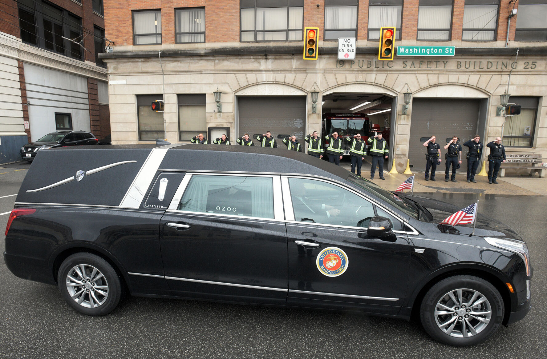 Former Johnstown Police Officer John Groman | Funeral Procession ...