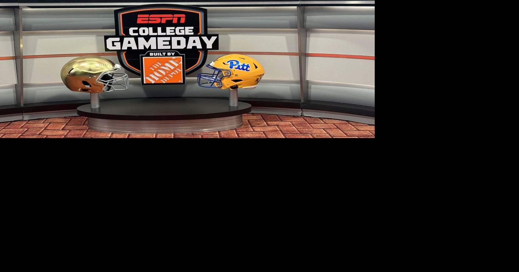 Pitt football | 'GameDay' buzz rises as ESPN show sets up for Panthers clash with Notre Dame ...
