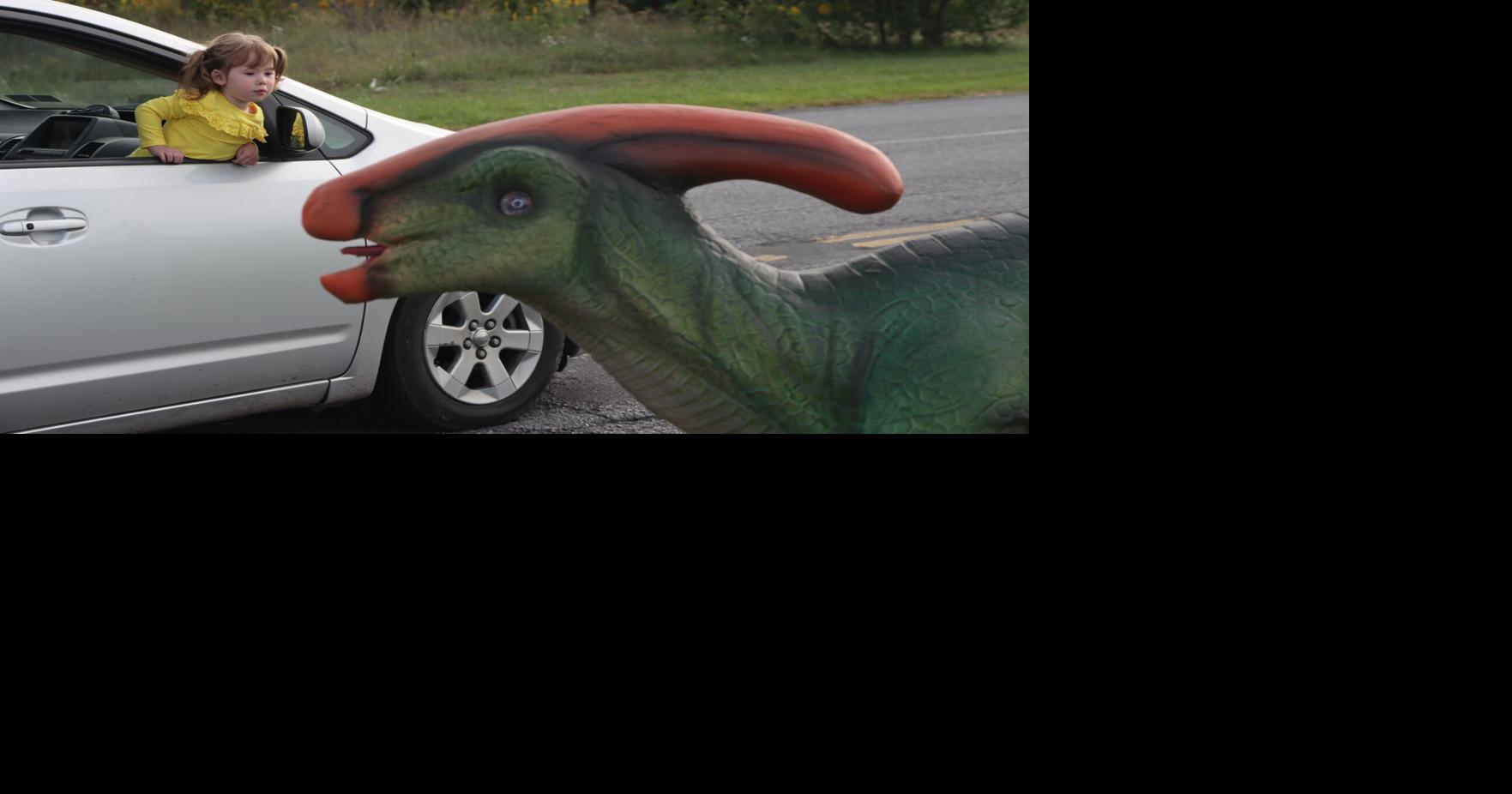 WATCH VIDEO | Dinosaur drive-through thrills kids, adults | News ...