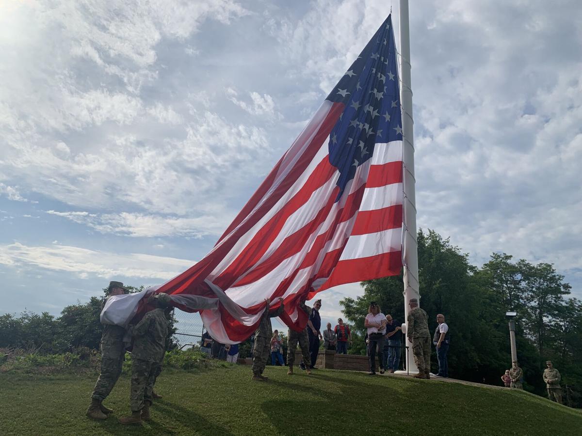New American flag raised on hillside above Johnstown | News | tribdem.com