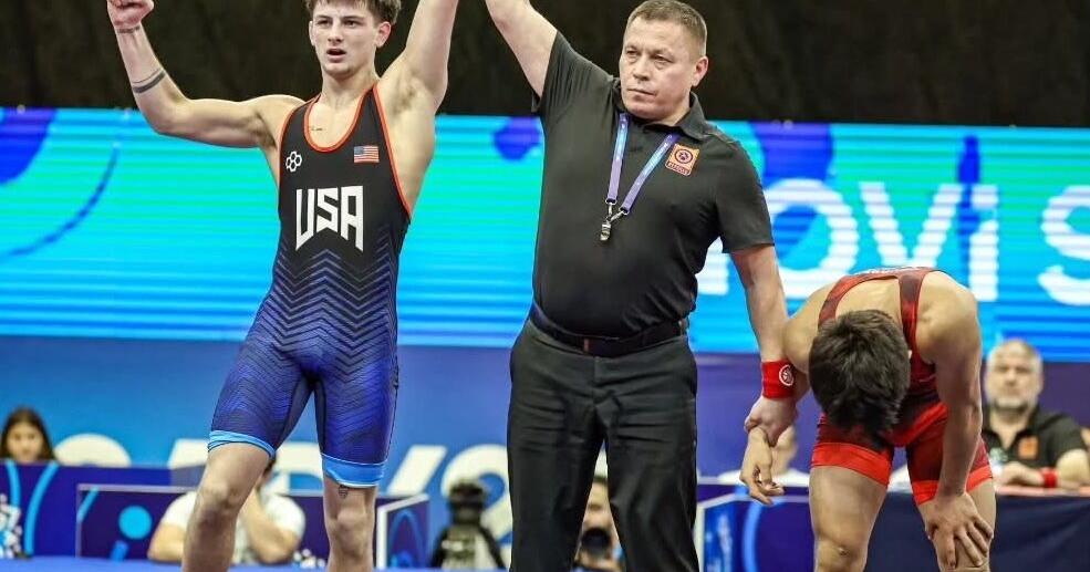 Bishop McCort wrestler Jax Forrest earns gold medal, clinches Team USA ...