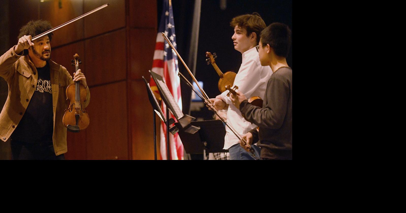 High school musicians get tips from Grammy-nominated violinist, JSO ...