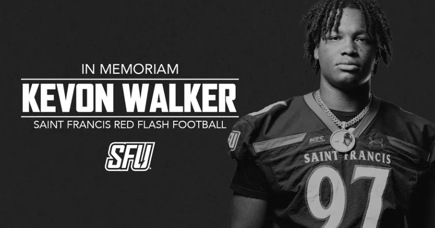 St. Francis mourns the sudden passing of football player Kevon Walker ...