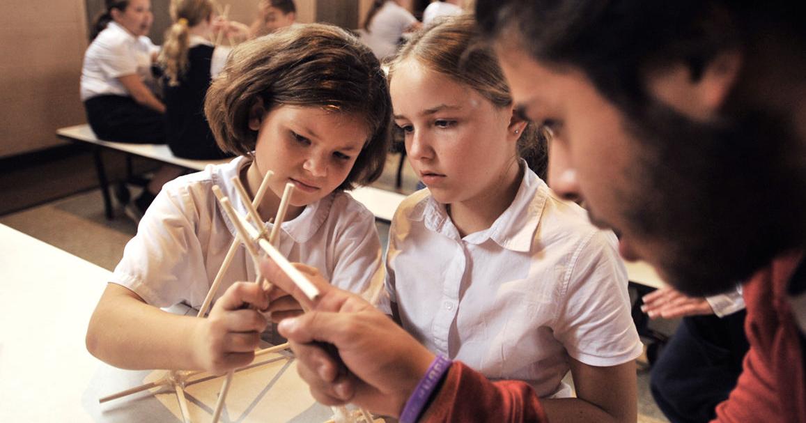 Fun-damentals of engineering: Divine Mercy students get hands-on ...