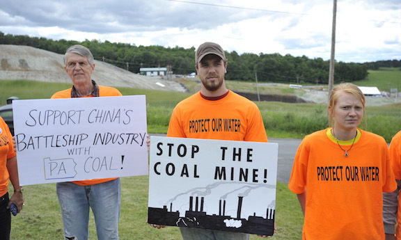 WATCH VIDEO: Protesters make themselves heard at mine opening ...