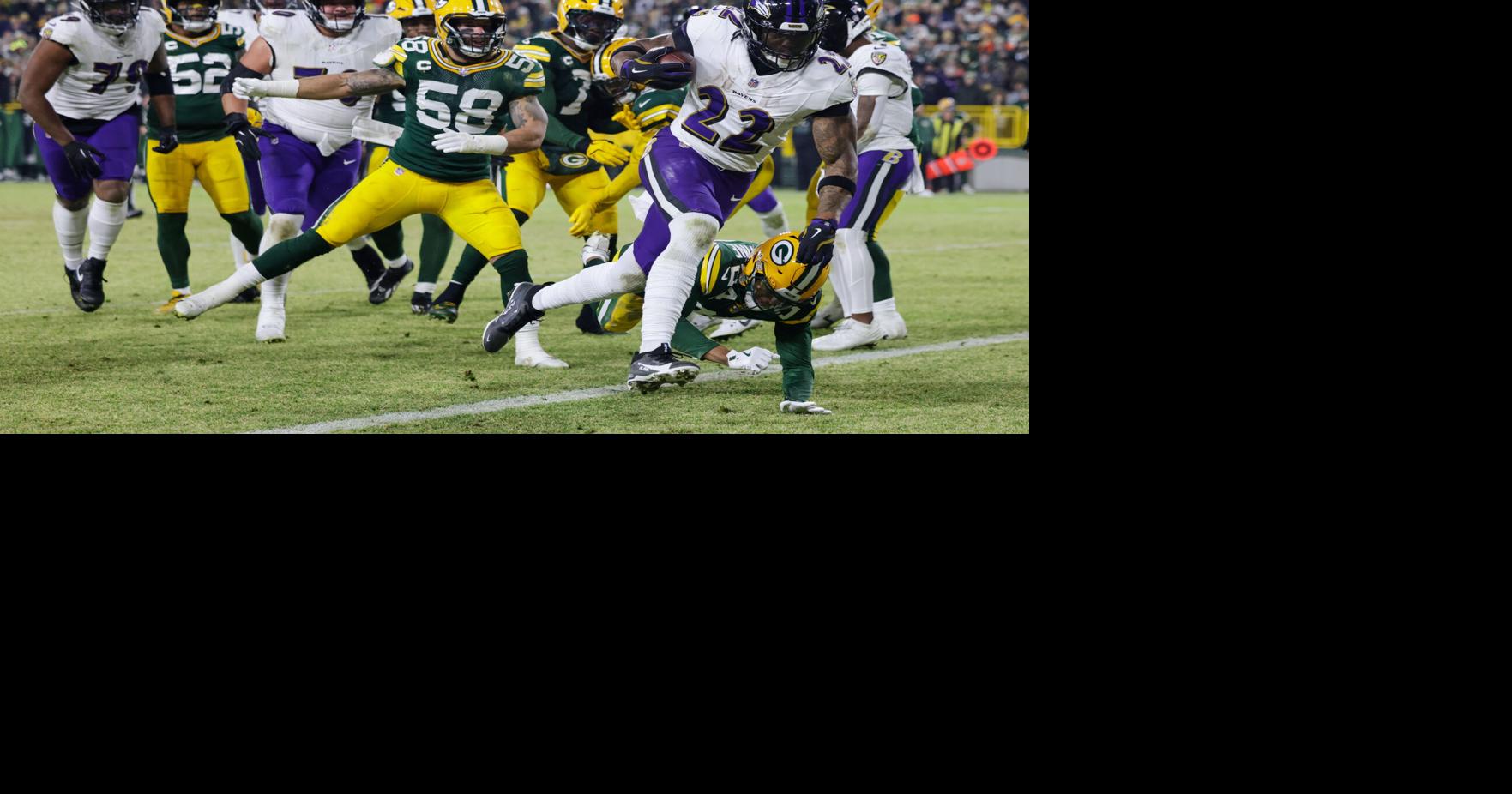 Derrick Henry's virtuoso performance helps Ravens roll past Packers ...