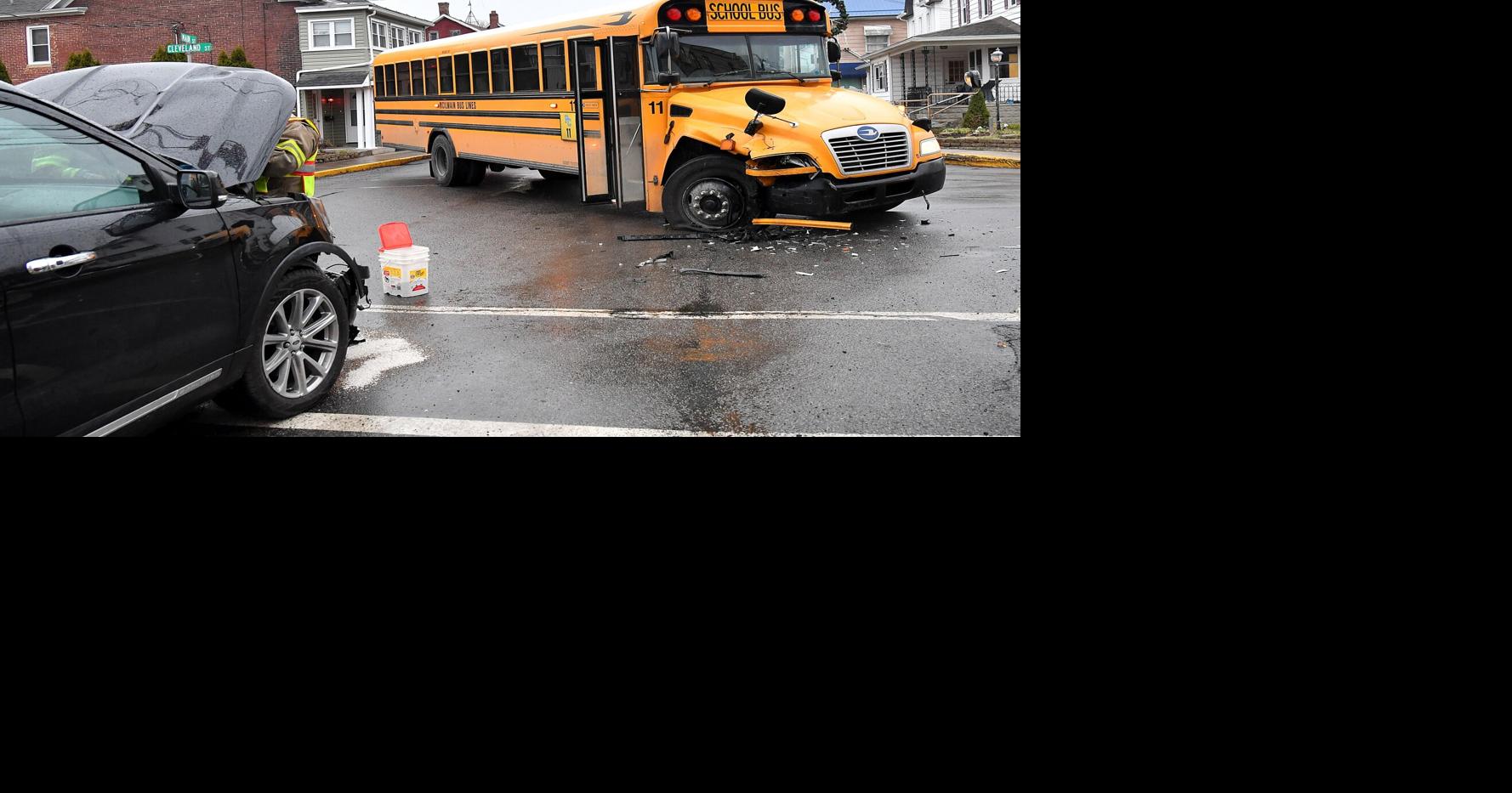 No injuries reported after school bus and SUV collide in Lilly ...