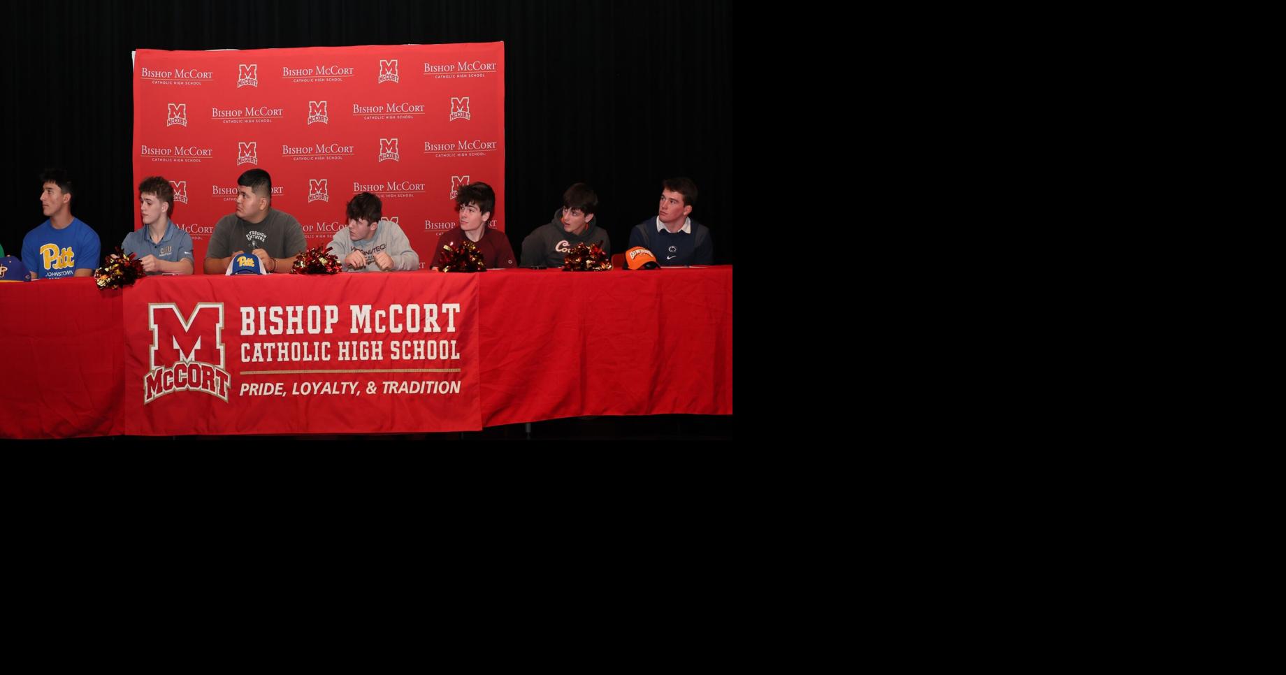 8 Bishop McCort seniors commit to colleges; including 6 Division I ...