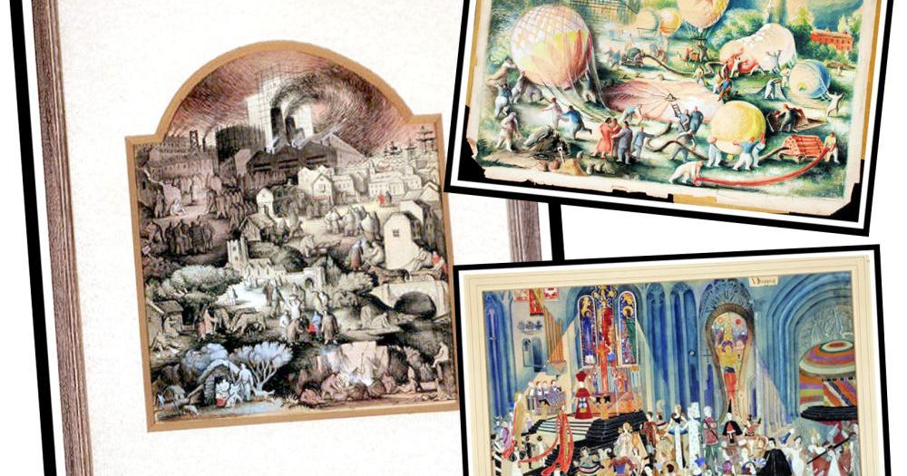 Exhibition features early fantasy works by magic realist artist Colleen ...