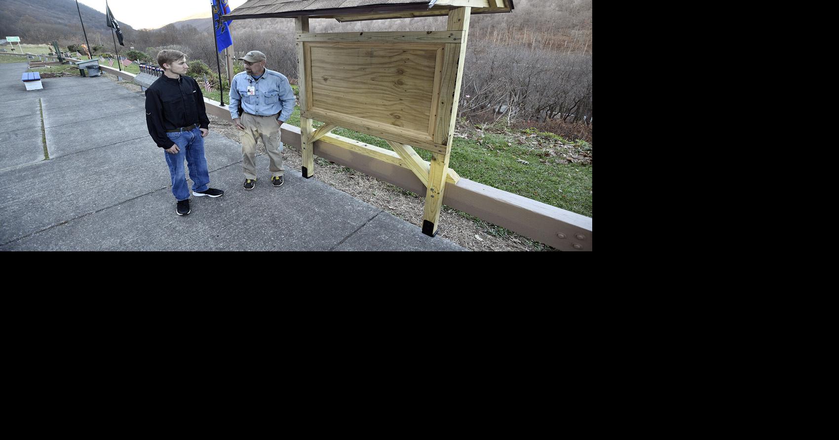 Veterans Day 2022 | 'Labor of love': Park at scenic overlook pays ...