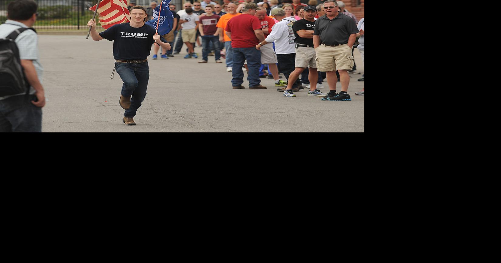 Big crowd gathering ahead of Trump rally in Indianapolis | Indiana News ...