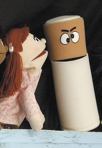 Puppet Lesson: Fourth-graders present play on dangers of smoking ...