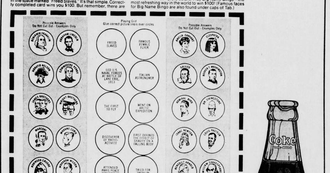 Historical Treasure: 1969 Coca-Cola contest awarded windfall cash to ...