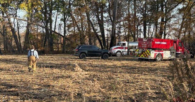 Multiple departments respond to large brush fire at Indiana 63 and ...