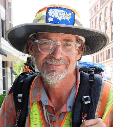 Mark Bennett: Carrying brother's memory, a walk across America for ...