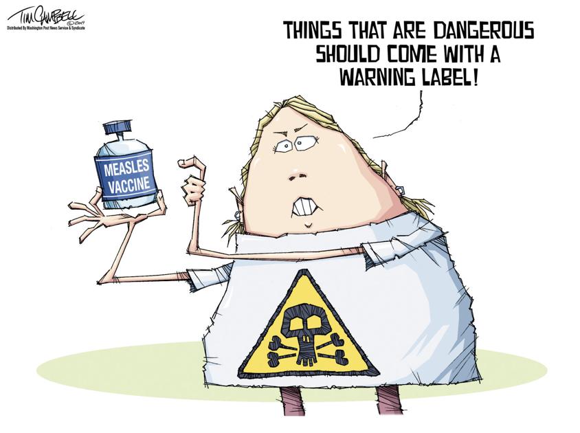 Editorial Cartoon: Warning Label | Opinion | tribstar.com