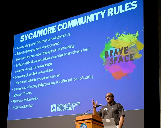 ISU students go silent at discussion session | Local News | tribstar.com