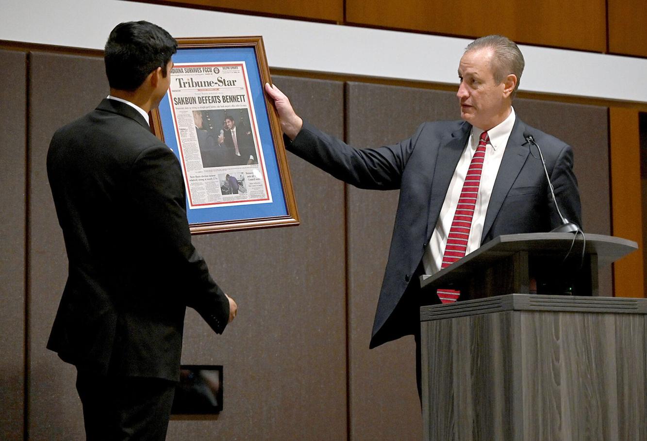 Next Terre Haute mayor, other Democratic electees take oath of office ...