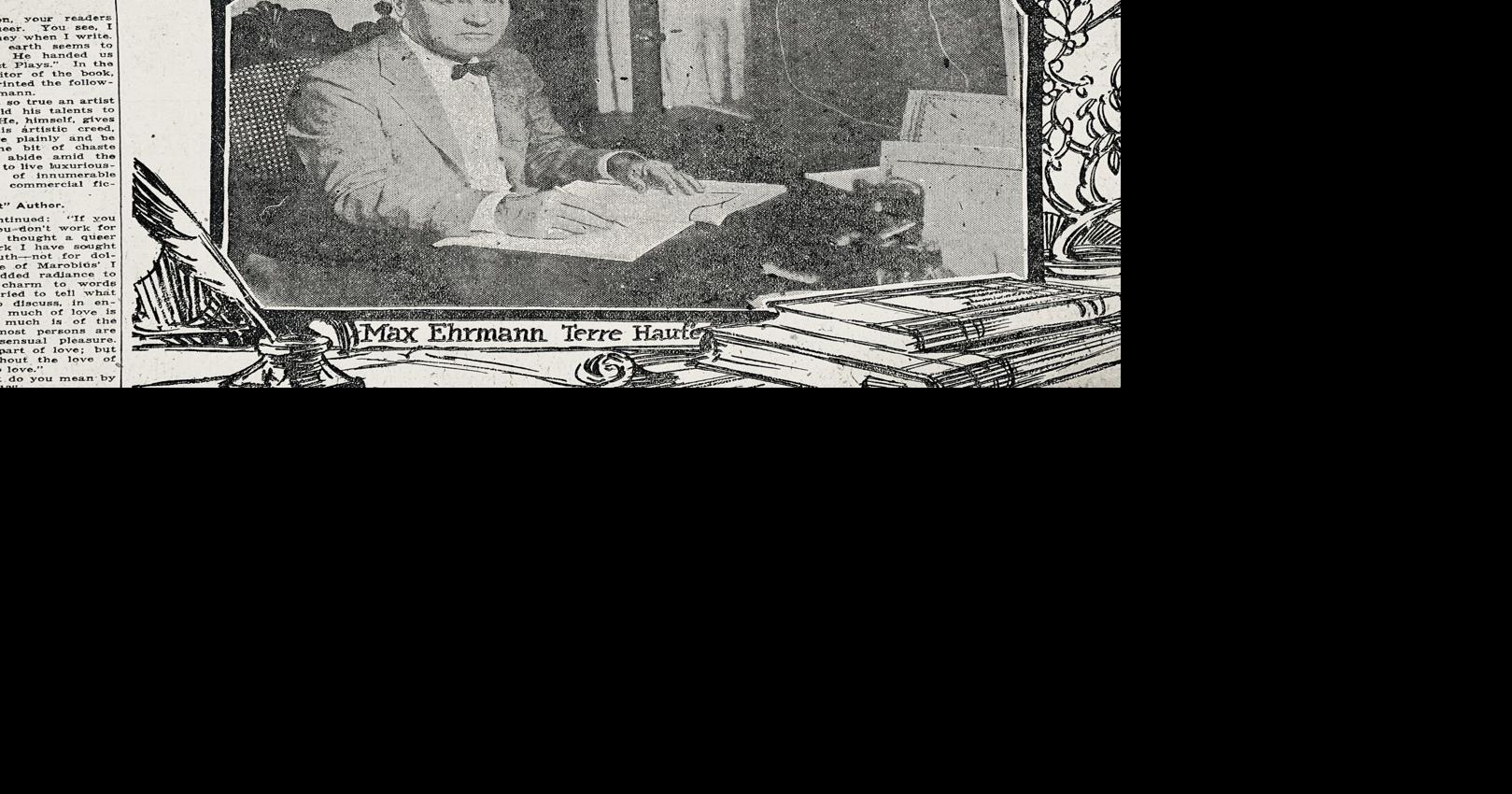 Historical Treasure: Max Ehrmann's poem 'A Prayer' a beauty | Valley ...
