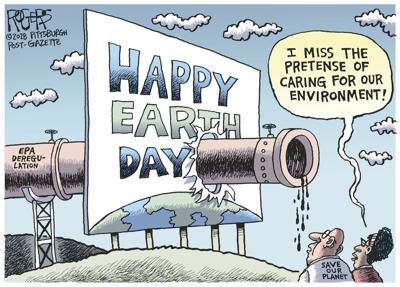 Editorial Cartoon: Happy Earth Day | Opinion | tribstar.com