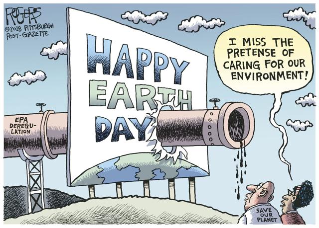 Editorial Cartoon: Happy Earth Day | Opinion | tribstar.com