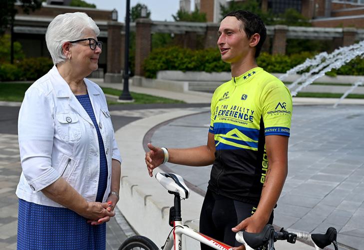 ISU bicyclist riding cross country to help raise money for those with ...