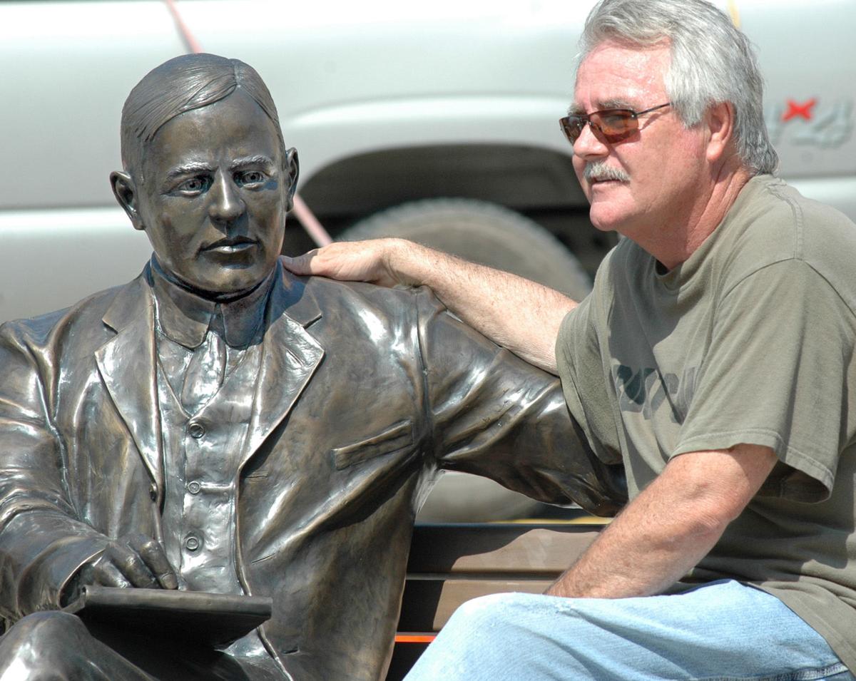 B-SIDES: Covered Max Ehrmann statue installed, awaiting official ...