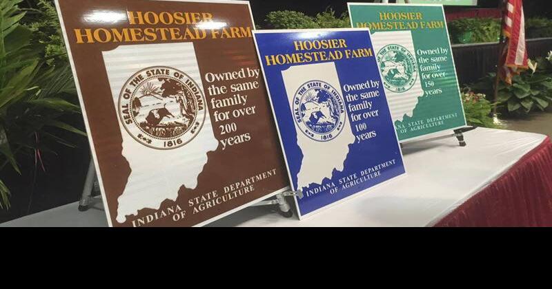 Farm families honored with Hoosier Homestead Awards | Local News ...